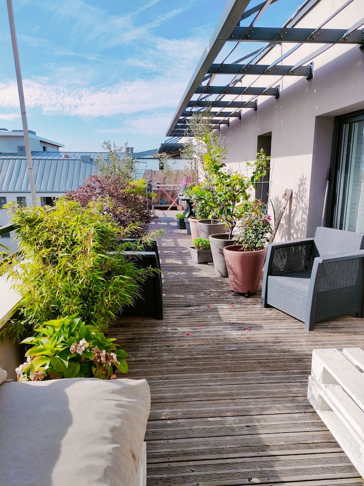 Charmant T2 65m2 Terrasse Parking Centre Bayonne - Bayonne