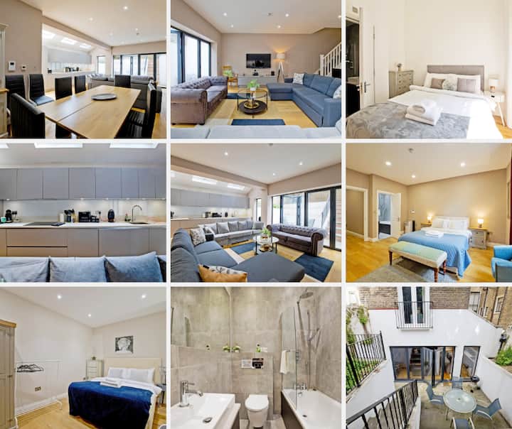 Luxury 3br, 3ba Flat W/ Courtyard Near Museums - Londres