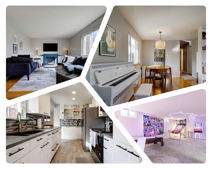 3br Home Near Olde Town Arvada W/ Retro Arcade - Arvada, CO