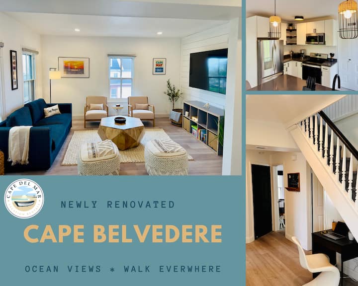 Beach Chic W/ Ocean View. Steps From Congess Hall. - Cape May, NJ