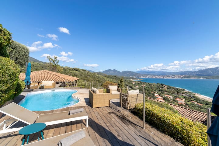 Villa 12 Personnes Superbe Vuemer Piscine Chauffée - Propriano