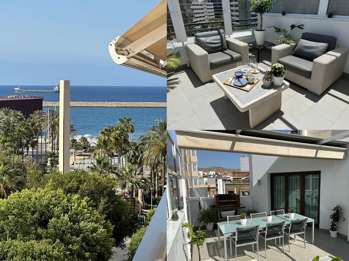 Atico Con Terraza Y Vistas A 15 Min De La Playa - Almería