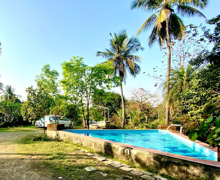 Three Bedroom Ac Cottages/villa In Bordi - Umargam
