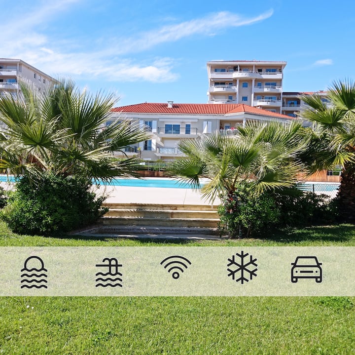 Bel Appartement En Bord De Mer Avec Piscine Lagon - Antibes