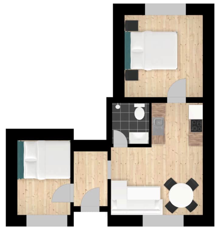 3 Værelses Lejlighed I Centrum - Esbjerg