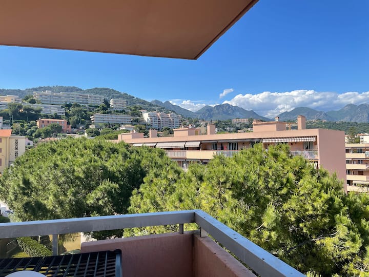 Studio Les Jardins Du Cap - Plage du Borrigo (Menton)