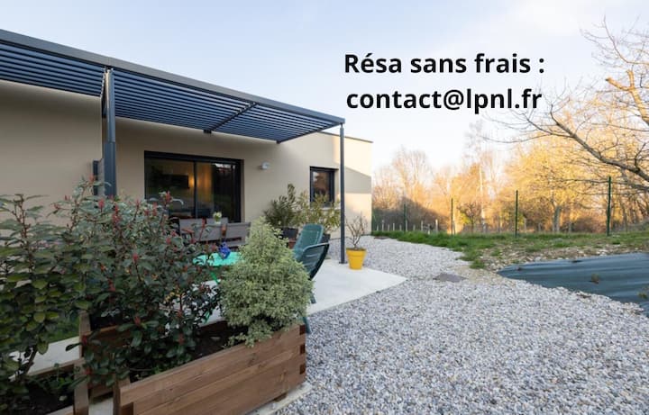 Gîte 2 Chambres, 2 Lits, Terrasse, Parking, Clim - Isère