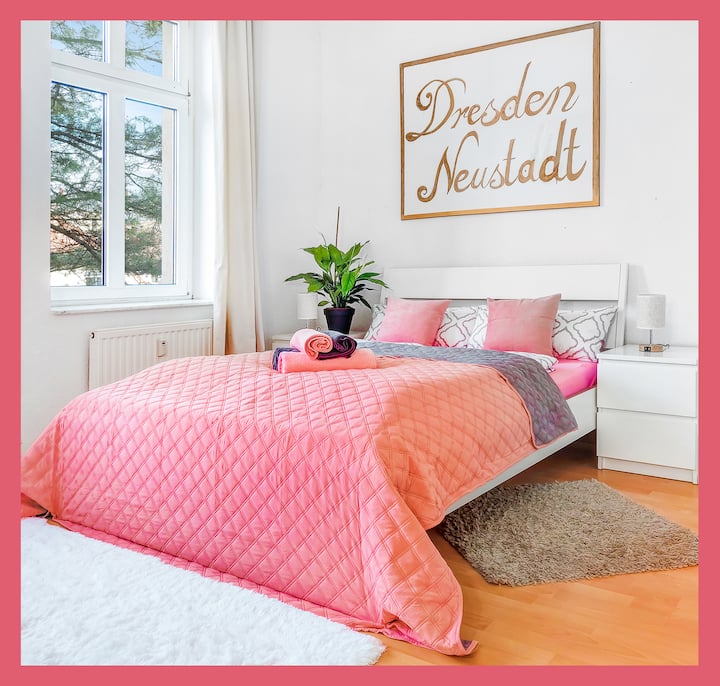 Bright, Quiet 2 Room Apt, 2 Bathrooms, Dd Neustadt - Dresden