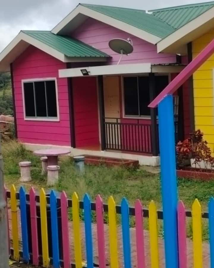 Mesilau Theme House - Pink - Kota Belud