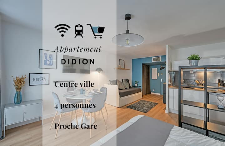 063-studio Didion, Centre Gare, Clim, Balcon,4pers - ibis Montpellier Centre Comedie