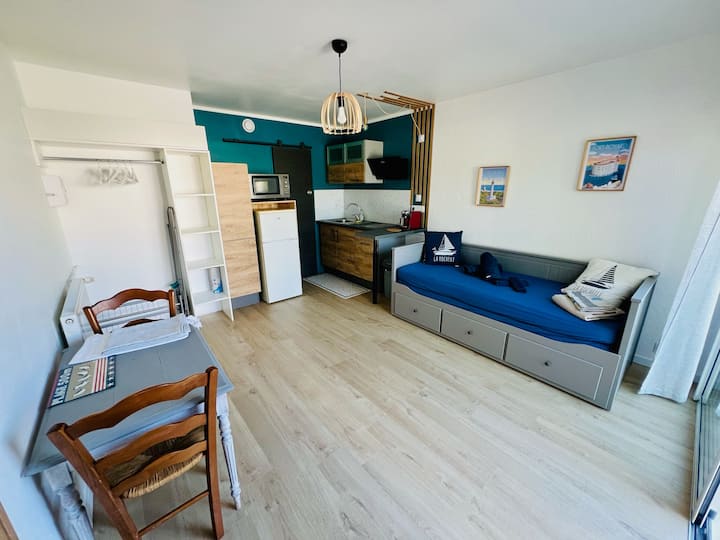 Studio Au Calme Proche Plage + Espace Extérieur - Châtelaillon-Plage