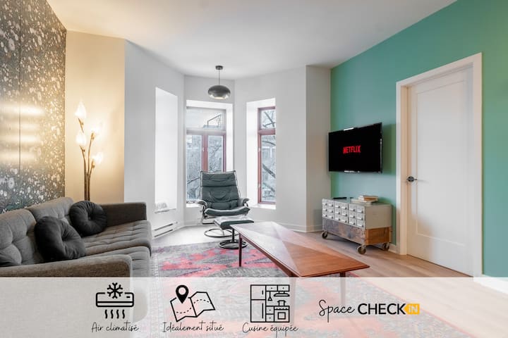 Le Lumineux Vic Vogel | Wifi | Tv | | Ac - モントリオール