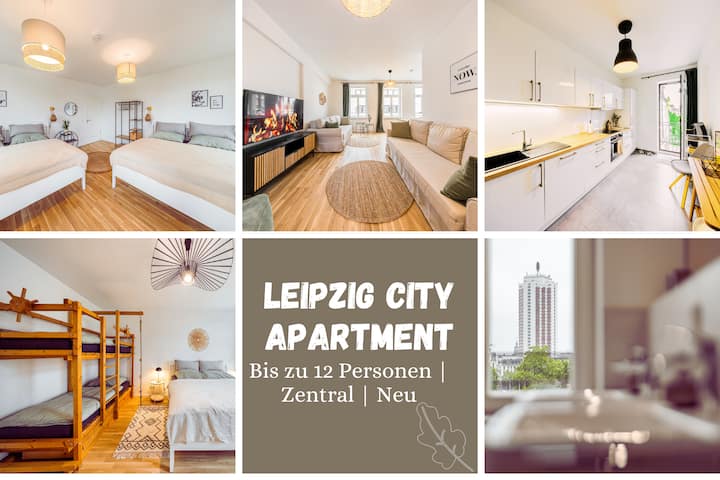 Stylisches Zentrales City-apartment Mit 2 Balkonen - Leipzig