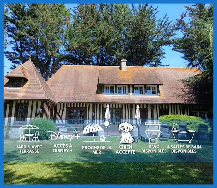 Jardin 10mn Mer/centre Port En Bessin à Pied - Calvados