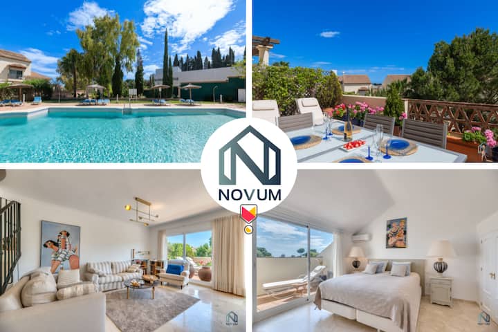 Cozy 3 Bdrm Sunny Townhouse W Bbq And Pool - Marbella