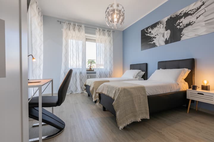 [2 Camere, Balconi, Ca] Casa Minù, Happyhostorino - Moncalieri