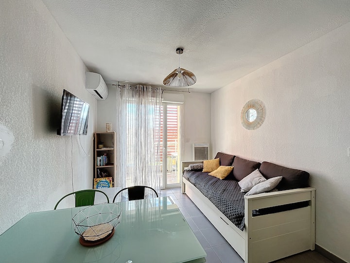3339 - Appartement De 4 Couchages Avec Piscine - Argelès-sur-Mer