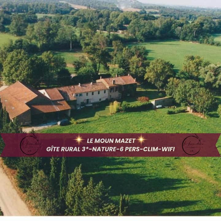 Le Moun Mazet Gîte Rural 3* | Clim | Nature | 6 P - Istres
