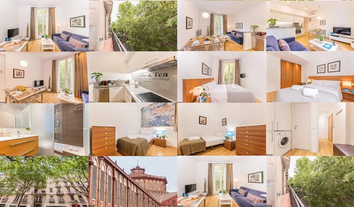 Coloc. 12 Ch. - Vieille Ville Proche, 20 Pers. - Barcelona