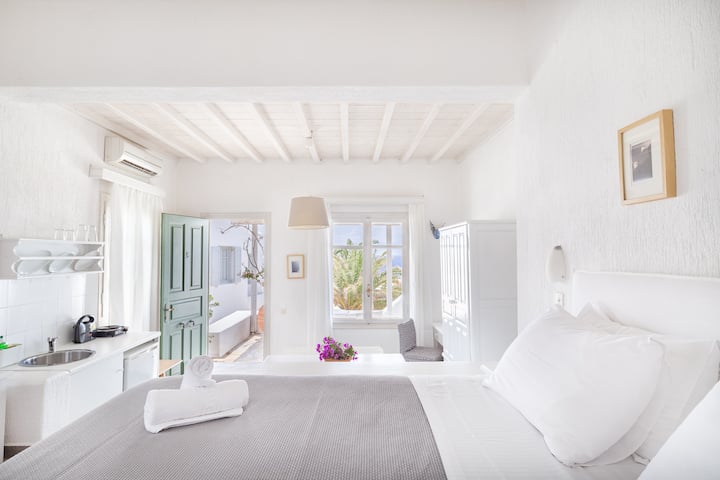 Fos Double Sea View Room In Agios Ioannis - Mykonos