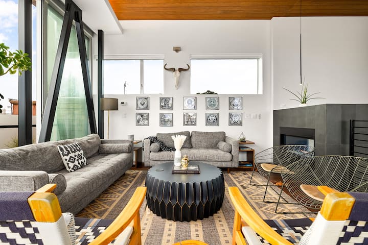 Hip Venice 5br/4.5b Home W Rooftop, Steps To Beach - Los Angeles