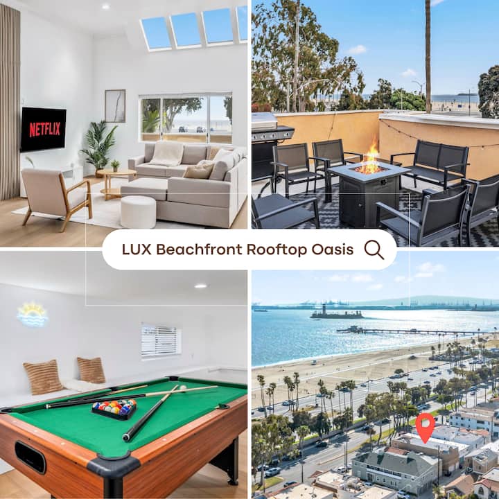 Lux Oceanview Dream | Steps To The Beach! - Long Beach, CA