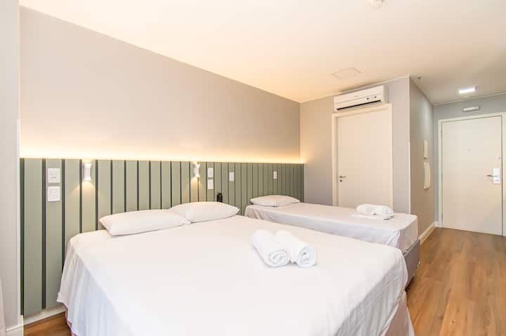 Apartment With Balcony And Air Conditioning In A Great Location - Brasília