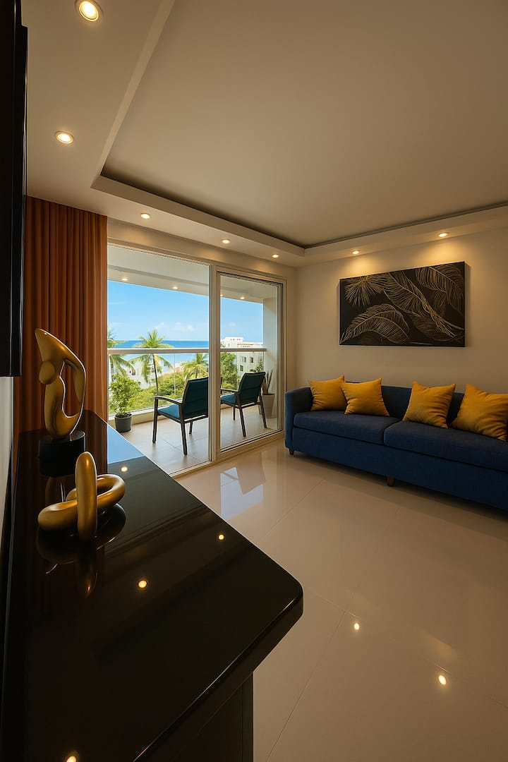 Lujoso Apartamento Con Vistas Al Mar En San Andrés - San Andrés