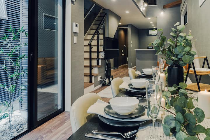 若枫|临近难波、通天阁、天王寺|四桥线地铁直达难波、日本桥、心斋桥、梅田|花园町站２分钟|独栋一户建 - Osaka