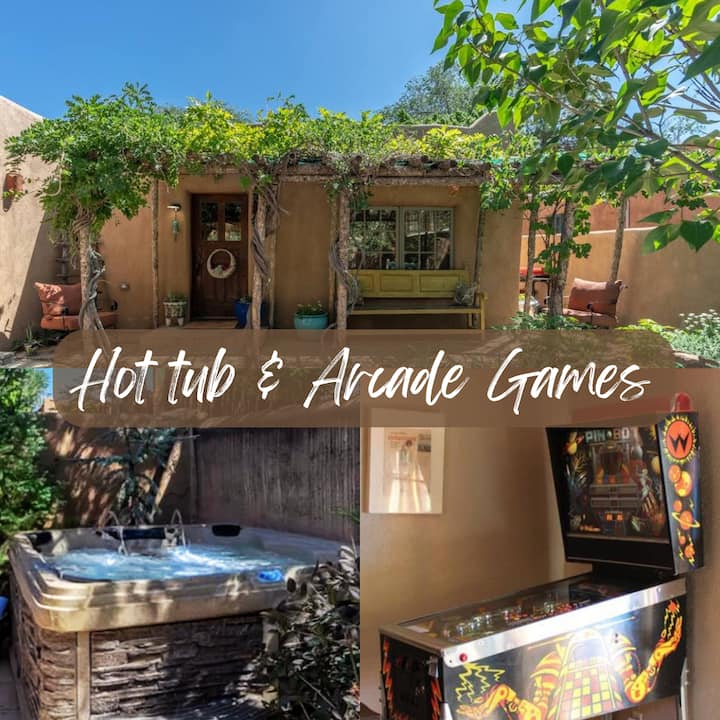 Arcade Games + Hot Tub + Walk To Plaza - 산타페