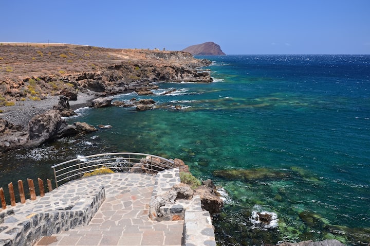 Terrace Of Peace View Over The Ocean - Tenerife