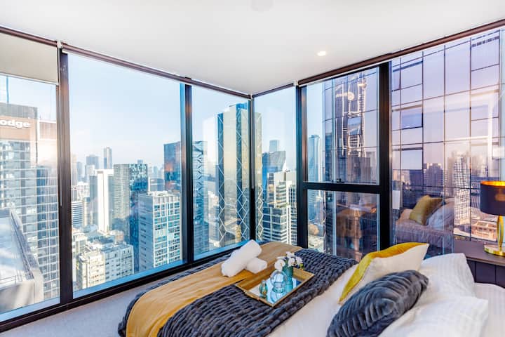 Prime Cbd, 180° Sky High Panoramic View-pool & Gym - Melbourne