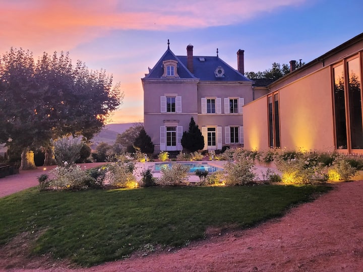 Château Jusqu'à 45 Couchages - 45 Mn De Lyon - Beaujolais