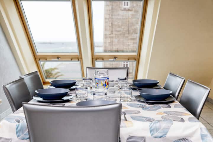 Rêves De Marins T3 + Parking Privé En Hyper Centre - Roscoff
