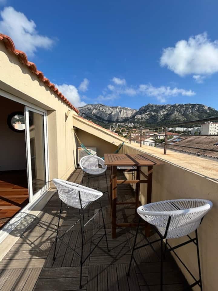 Appartement 2 Chambres Terrasse - Bord De Mer - Marseille