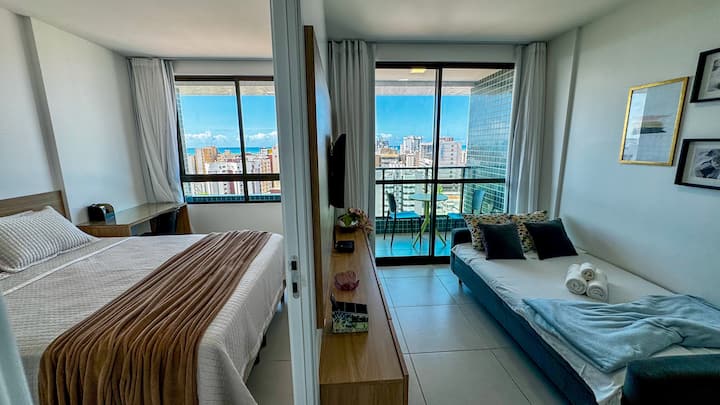 Smart 1207 | Swimming Pool | Fitness Center | 150 Meters From The Beach - Maceió
