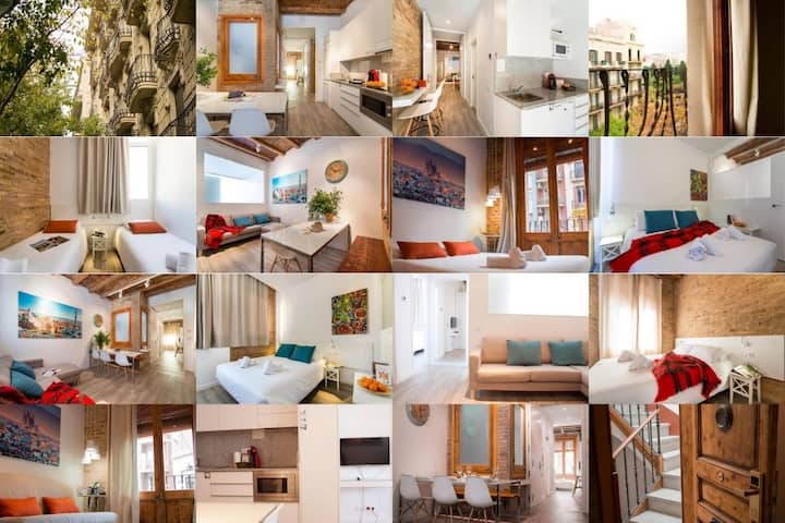 Acomodis Groupflat 8-bedr 4-bathr Sagrada Familia - Barselona