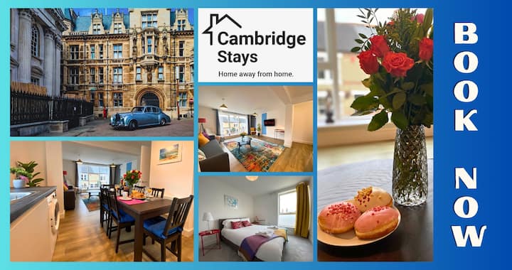 Riverside Stunning 2br| Super Central| Parking - Cambridge