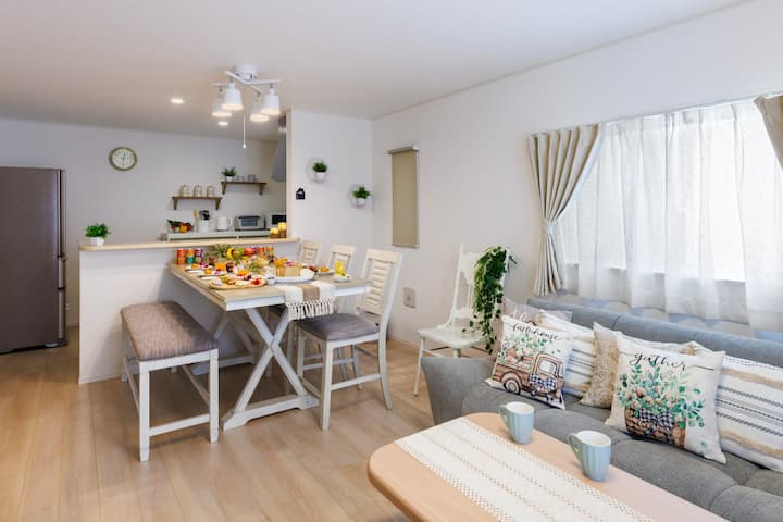 海中道路近く/Baby Friendly/一軒家貸切/3台駐車可能/チェックイン時間相談可能 - Okinawa