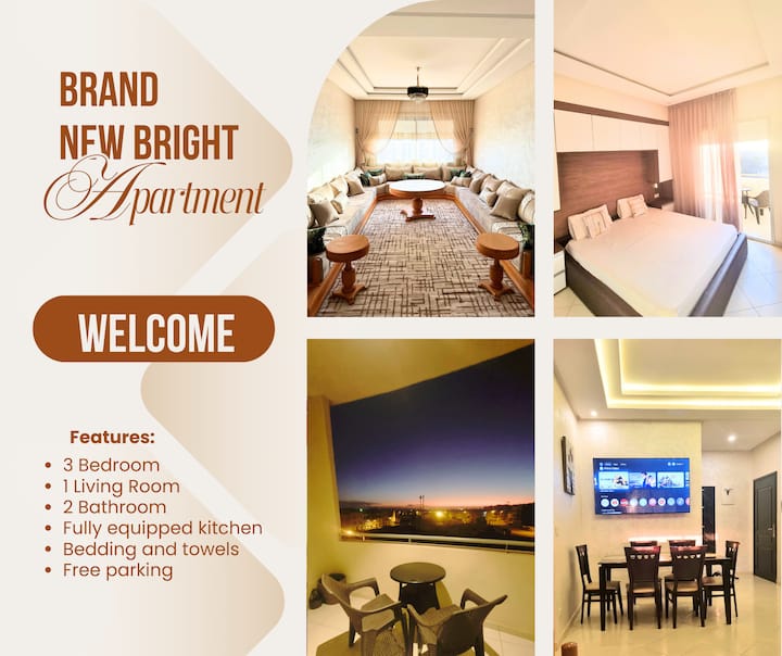 Brand New Bright Apartment - Agadir