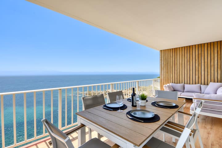 ÁTico Crucero Vip · Terraza Sobre El Mar Y Piscina - Roses