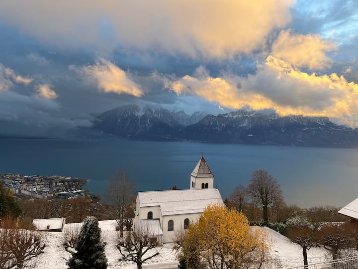 Chalet Neuf | Vue Iconique: Lac Léman & Riviera - Vevey