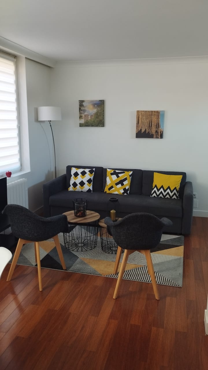 Calme & Lumineux F1 •15 Min Centre •Wi-fi & Bureau - Bischheim