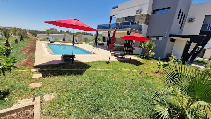 Villa Avec Piscine Privée 3 Chambres Climatisé 8p - Fez