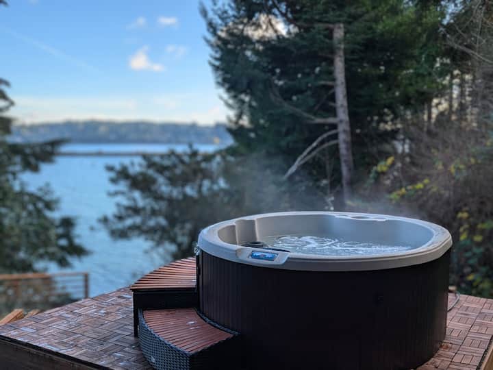 Groovy Lagoon | A-frame, Hot Tub, Beach, & Kayaks - Kopachuck State Park, Gig Harbor