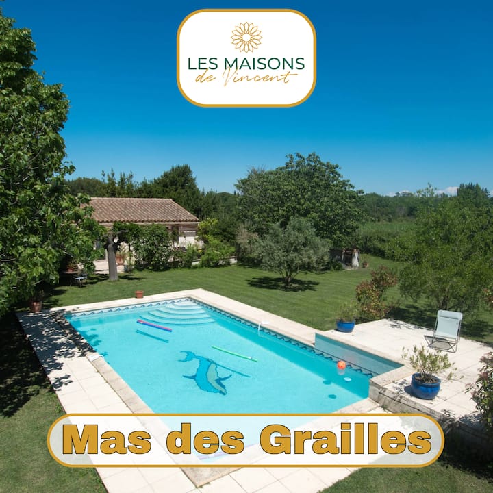 Mas Des Grailles - Piscine, Clim - Arlés