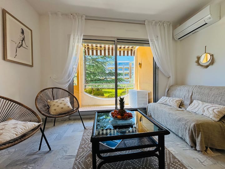 Lx112 Balcon, Jardin, Piscine, Résidence Privée - Mandelieu-La Napoule