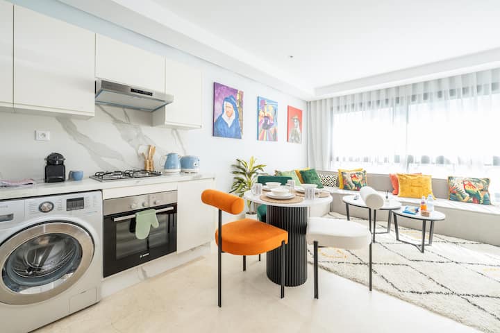 Premium Gauthier Central – Balcon, Parking & Wi-fi - Casablanca