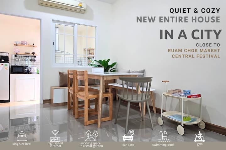 Entire New Furnished  In City/food Area 4fam/group - Chiang Mai