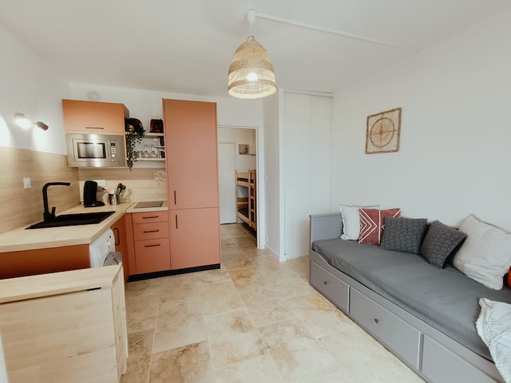 Studio Vue Mer Avec Terrasse - Saint-Cyr-sur-Mer